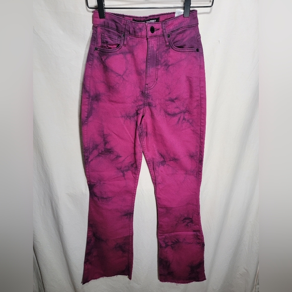 Hollister | Jeans | Social Tourist Ultra High Rise R W25 Pink Purple ...